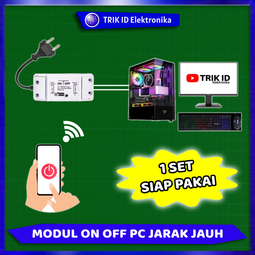 Jual Modul ON OFF PC Jarak Jauh | 1 Set Siap Pakai | Shopee Indonesia