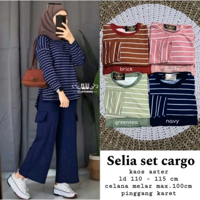 Jual SETELAN MODIS TERBARU//SET COMBINASI CARGO WANITA DEWASA TERBARU ...
