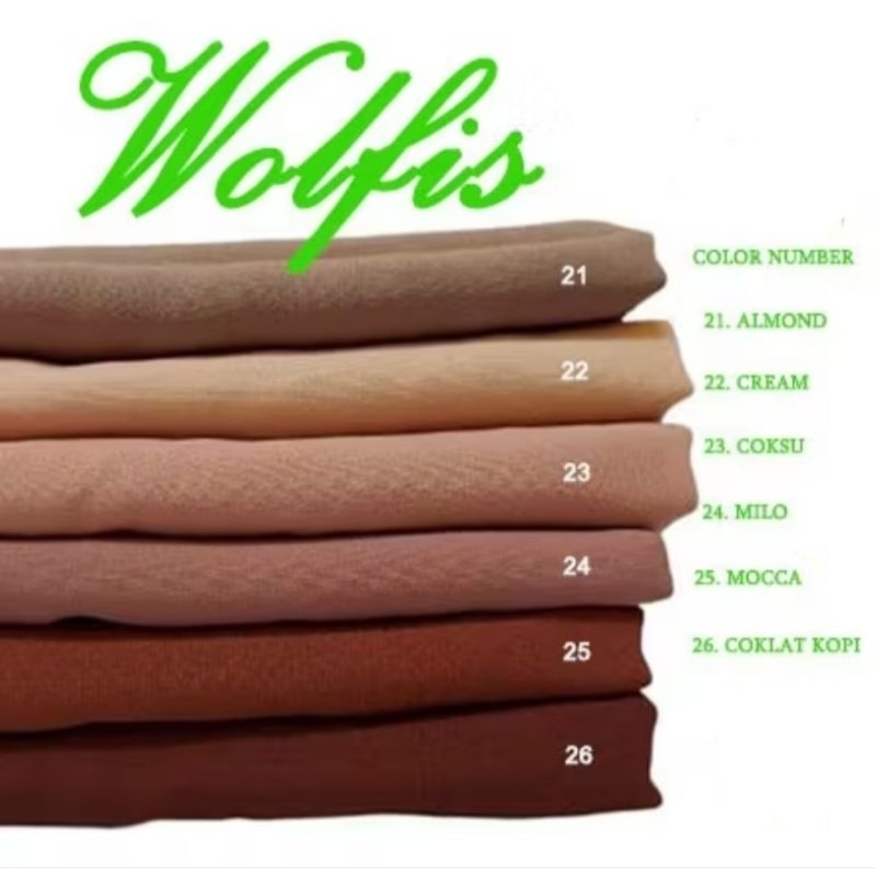 Jual KAIN WOLFIS PREMIUM HARGA PER 0.5 METER | Shopee Indonesia Jual KAIN WOLFIS PREMIUM HARGA PER 0.5 METER | Shopee Indonesia