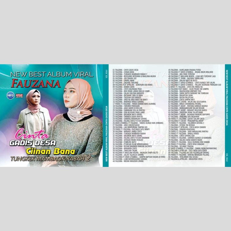 Jual Kaset Mp3 Audio Lagu New Best Album Viral Fauzana Cinta Gadis Desa 2024 | Shopee Indonesia