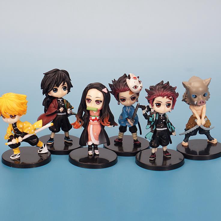 Jual Model Terpopuler ACTION FIGURE DEMON SLAYER MINIATUR DEMON SLAYER ...
