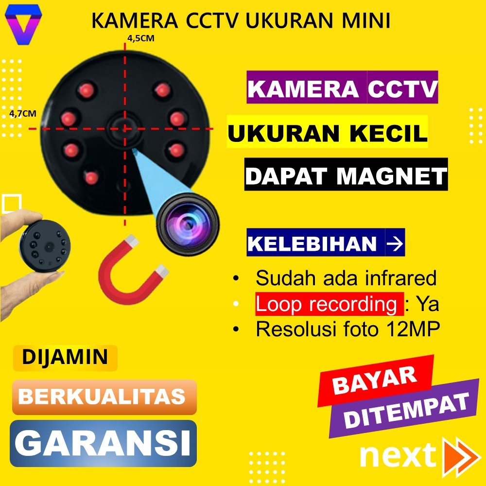 Jual KAMERA KECIL CCTV MINI TERSEMBUNYI TANPA KABEL SPY CAM PENGINTAI BENTUK PENYAMARAN HIDDEN ...