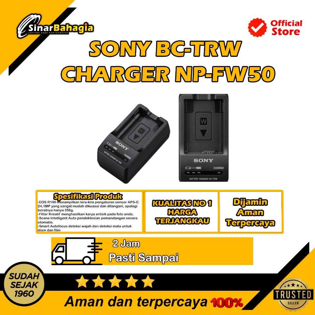 Jual SONY BC-TRW Battery Charger for NP-FW50 | Shopee Indonesia