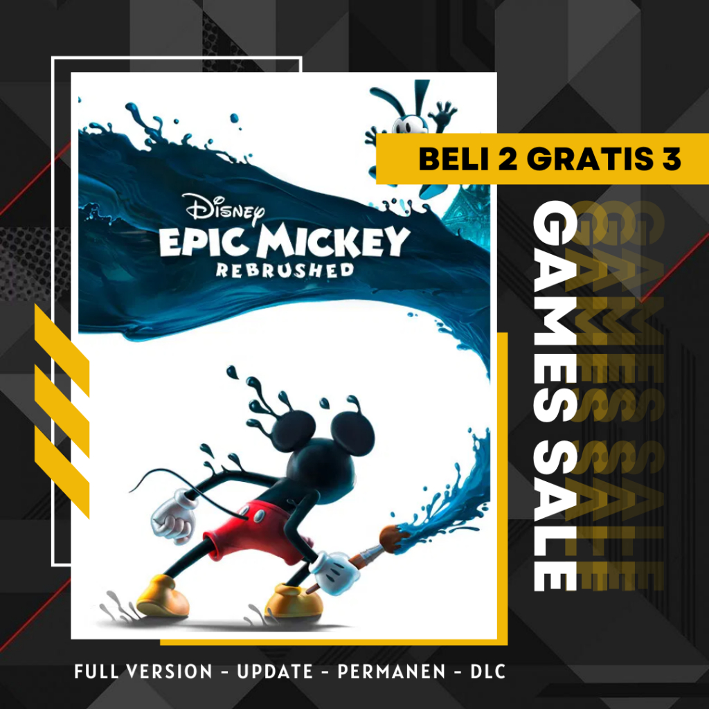Jual DISNEY EPIC MICKEY REBRUSHED - GAME PC - GAME LAPTOP - PC GAMES ...