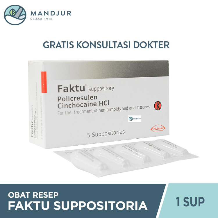 Jual Faktu Suppositoria 125 Mg | Shopee Indonesia