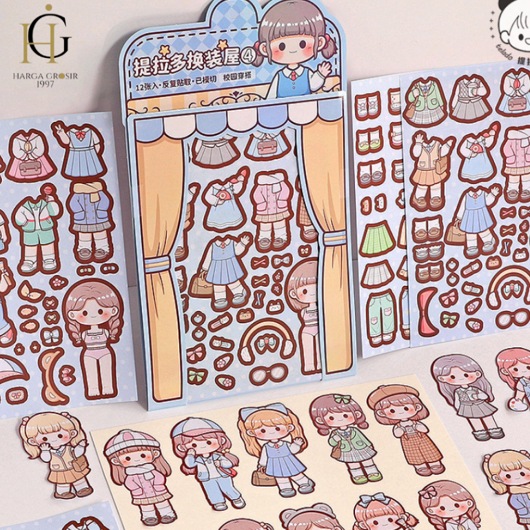 Jual STIKER BP CHANGE ROOM BONEKA STICKER TERMURAH COD ALAT TULIS ...