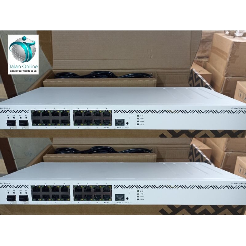 Jual Mikrotik CCR2004-16G-2S + Gigabit 16 Port 2 SFP CCR 2004 16G 2S ...