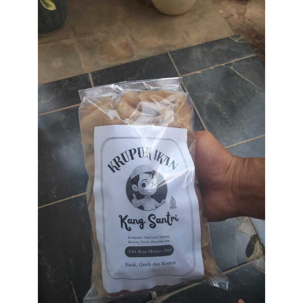 Jual krupuk ikan/krupuk kang santri/krupuk enak/krupuk gurih/krupuk ...