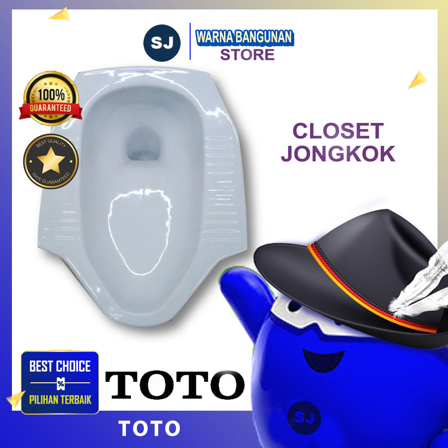 Jual Toto - Closet / Kloset Jongkok / Toilet Squat Ce 7 / Ce7 White ...