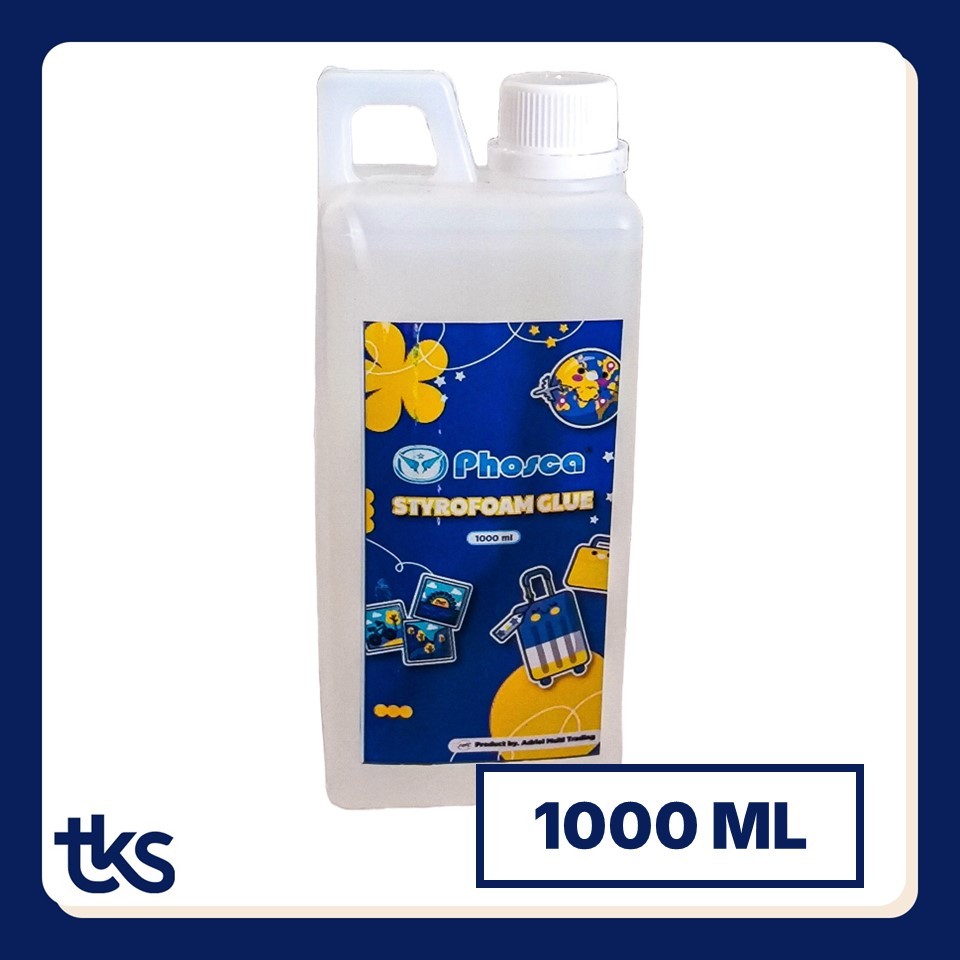 Jual Lem Styrofoam Gabus PHOSCA (1000ml / 1 liter) | Shopee Indonesia
