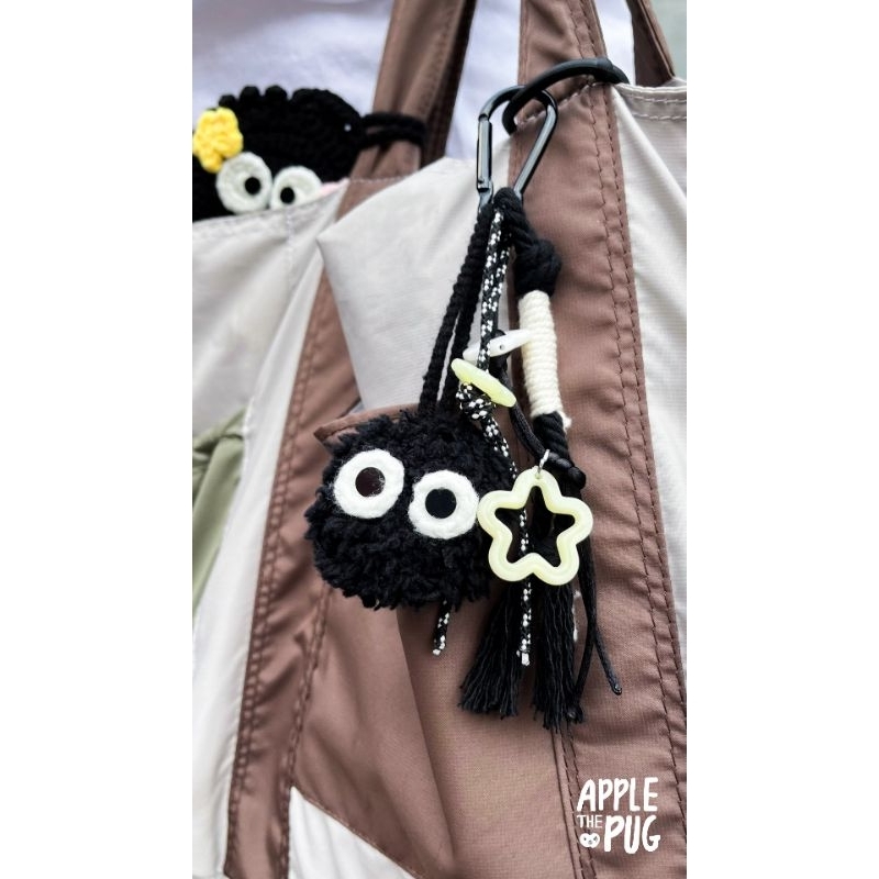 Jual Susuwatari / Soot Sprite Ghibli Fluffy Bag Charm | Shopee Indonesia