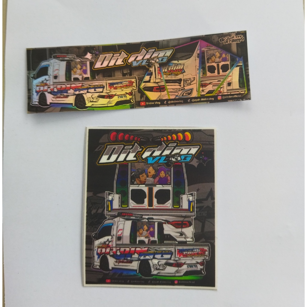 Jual stiker ditdim asli isi 1pcs | Shopee Indonesia