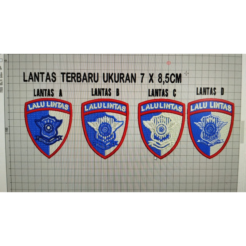 Jual Logo Lantas terbaru Bordir Timbul | Shopee Indonesia