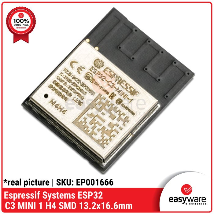 Jual Espressif Systems Esp32 C3 Mini 1 H4 Smd 13 2x16 6mm Shopee Indonesia