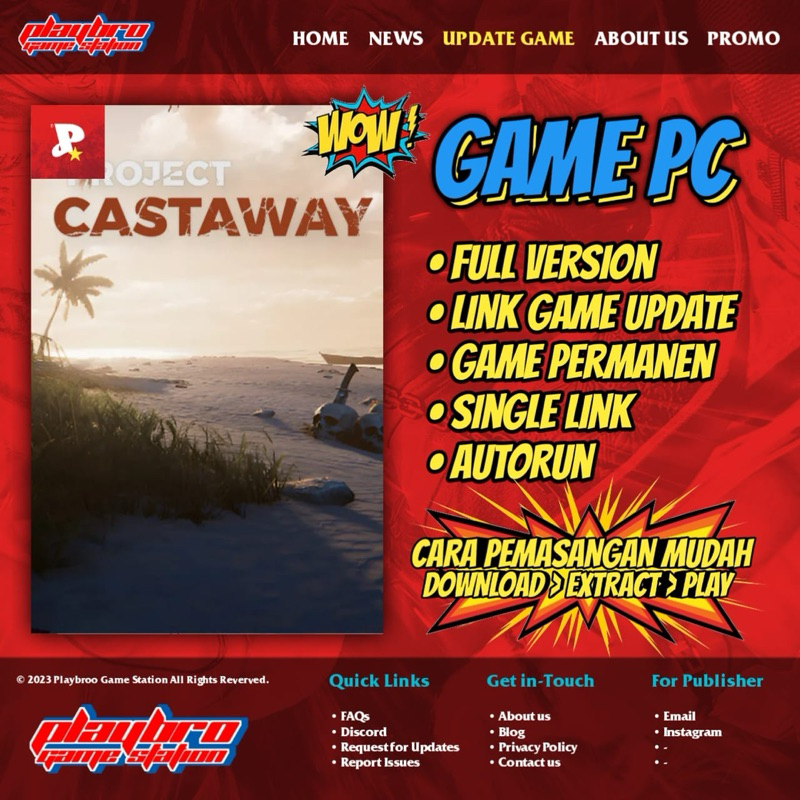 Jual Project Castaway - Game PC/Laptop (Download to Play Bro!) | Shopee ...