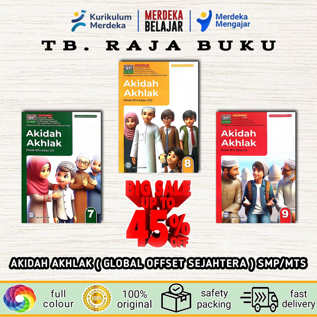 Jual Buku Siswa Pendamping AKIDAH AKHLAK, KMA 450 Kelas 7,8,9 SMP Kurikulum Merdeka - Global ...