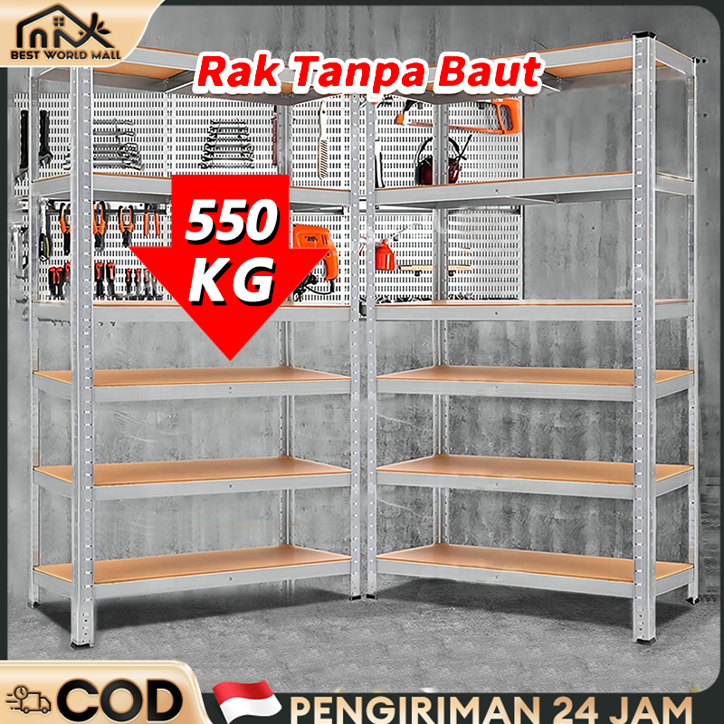 Jual Rak Galvanis Besi Rak Susun Rak Besi Rak Besi Siku Lubang Rak Gudang Rak Barang 3/4/5/6 ...