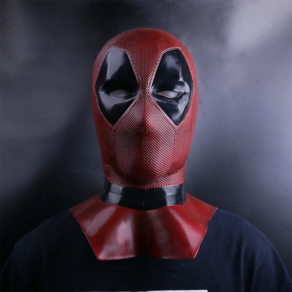 Jual Topeng Deadpool Hood Cosplay Halloween Alat Peraga Lucu Topeng ...