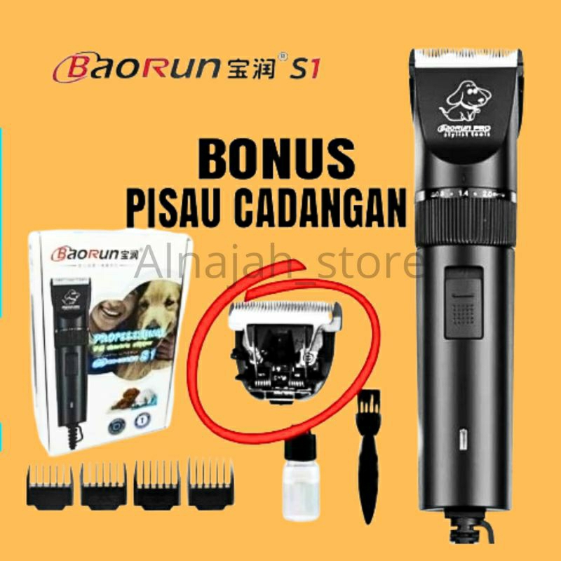 Jual BAORUN S1 P6 P9 Mesin Alat Pencukur Bulu Hewan Elektrik Domba Anjing Kucing Kambing ...