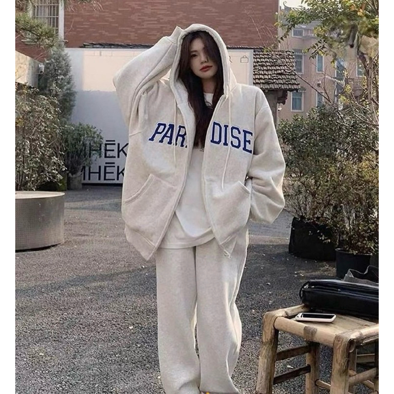 Jual PARADISE OVERSIZE HOODIE WANITA KOREAN STYLE OVERSIZED HOODIE ...