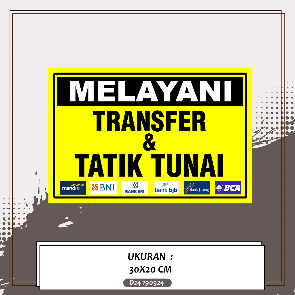 Jual Sticker Tarik Tunai/Transfer/Tarik Tunai Dan Transfer/Jual Stiker ...