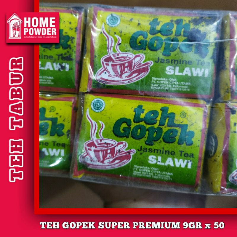 Jual Teh Gopek Super Premium 9 Gr x 50 Pcs Teh Jasmine Tea | Shopee ...