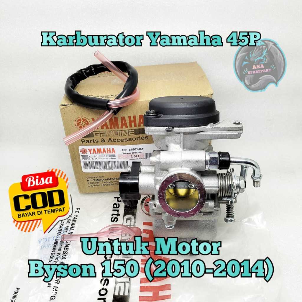 Jual karburator 45p asli original motor yamaha BISON 150 2010 - 2014 ...