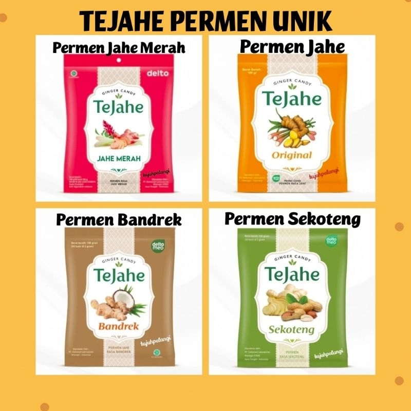 Jual TeJahe Permen Unik, Permen Bandrek, Permen Sekoteng, Permen Jahe ...