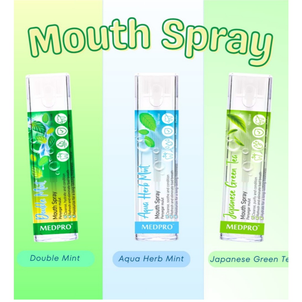 Jual Medpro mouth spray 12ml(penyegar mulut) | Shopee Indonesia