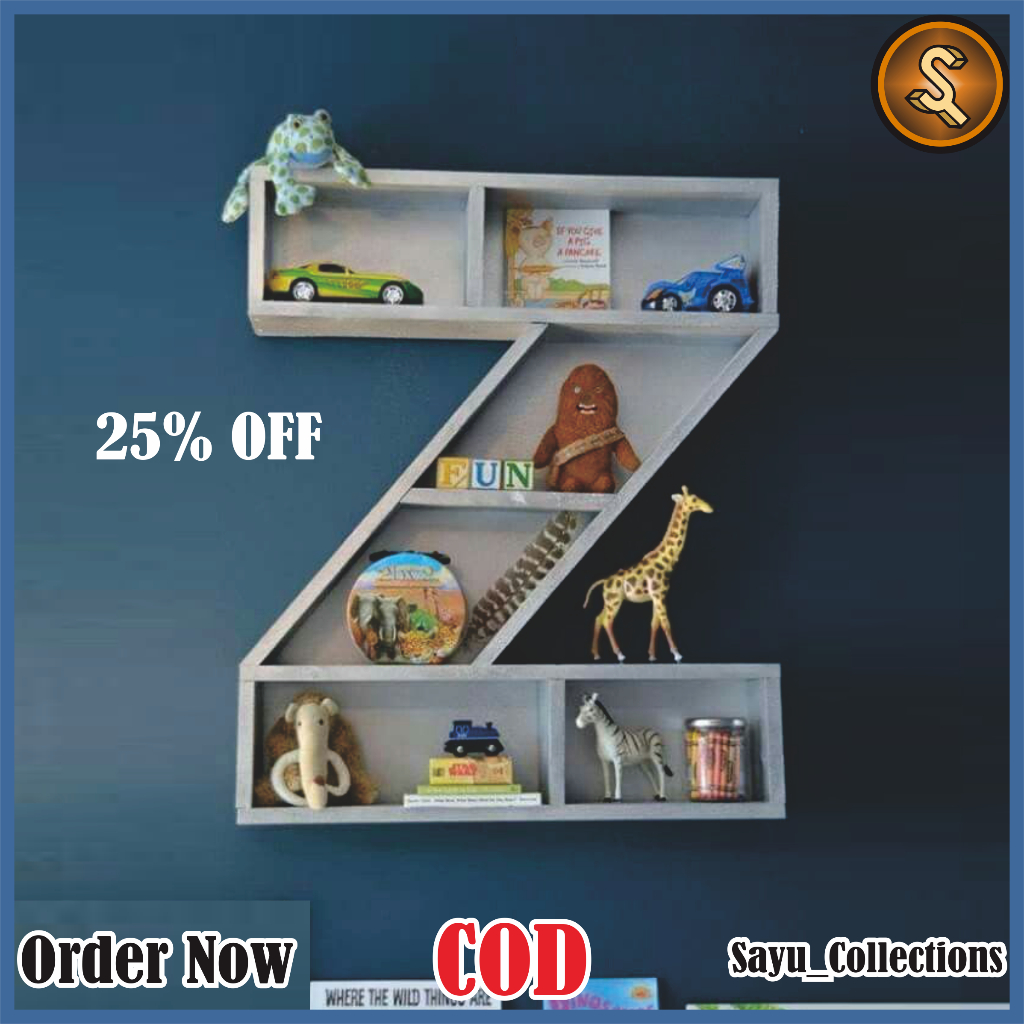 Jual Rak Karakter Bentuk Huruf Alphabet | Shopee Indonesia