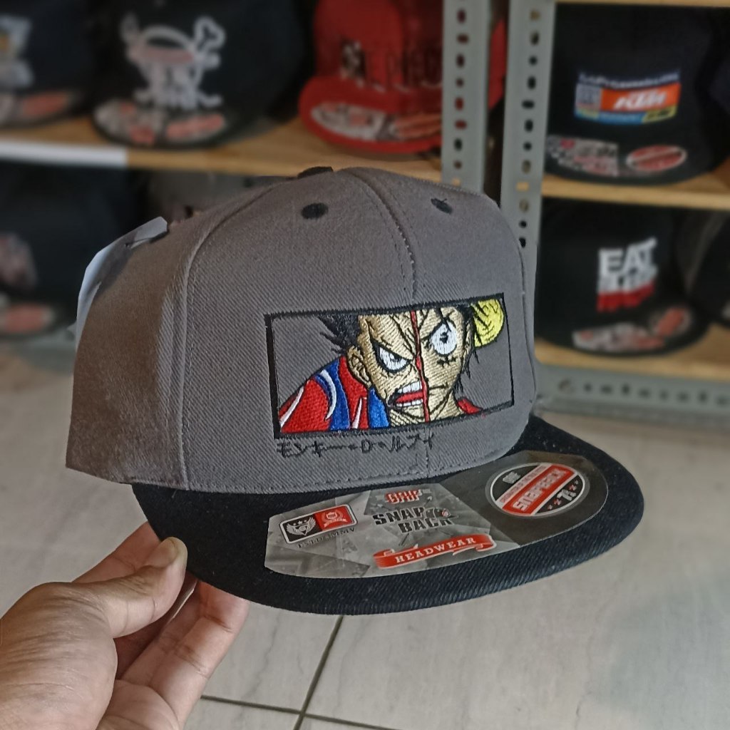 Jual Topi One Piece/ 286/ Topi Anime Onepiece/ Topi Jerami/ Topi Luffy ...