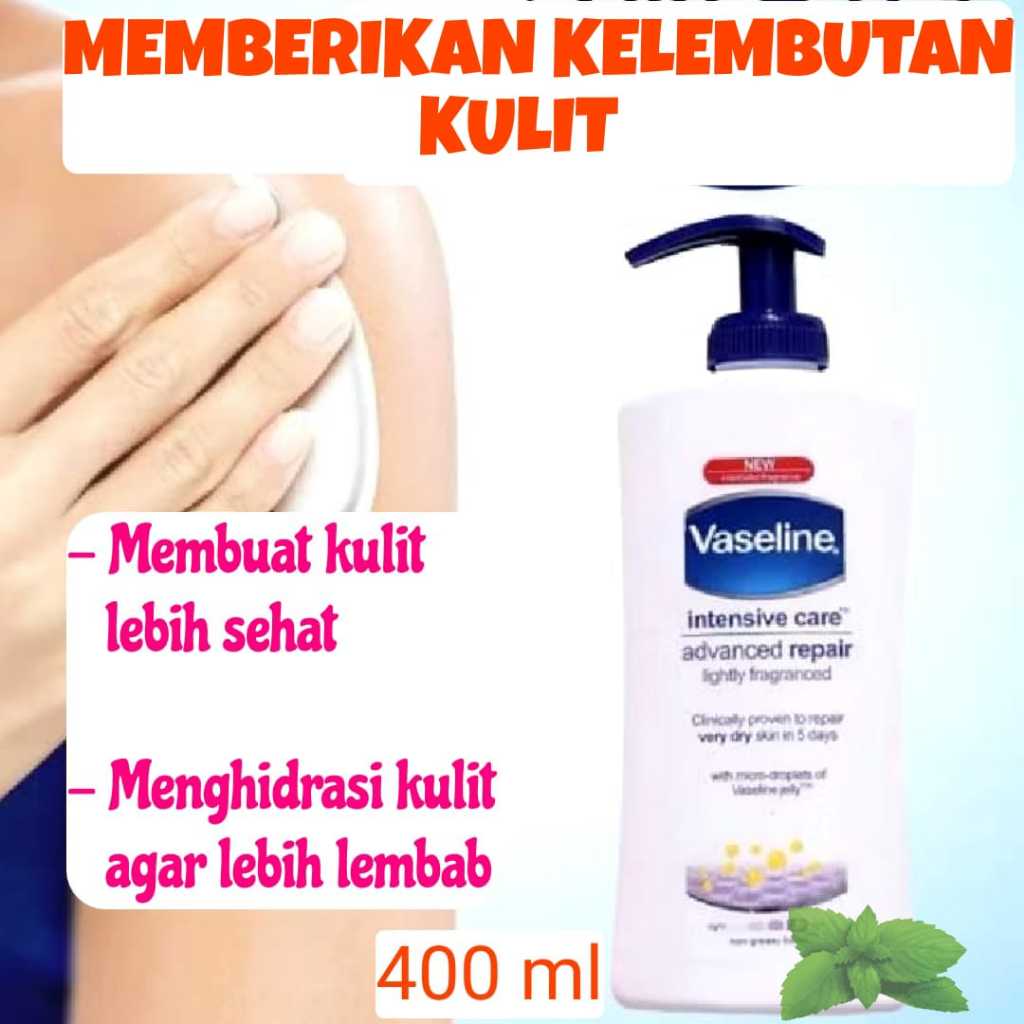 Jual BISA COD VASELINE Intensive Care Body Lotion Advanced Repair for ...