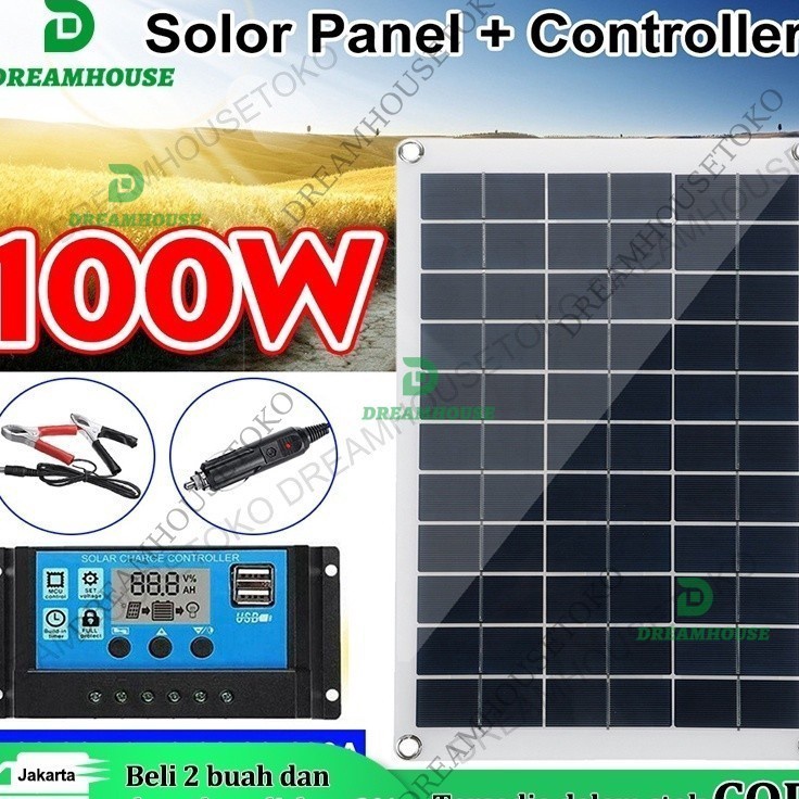 Jual Murah Terbaru 6W1W SOLAR PANEL PANEL SURYA PEMBANGKIT LISTRIK ...