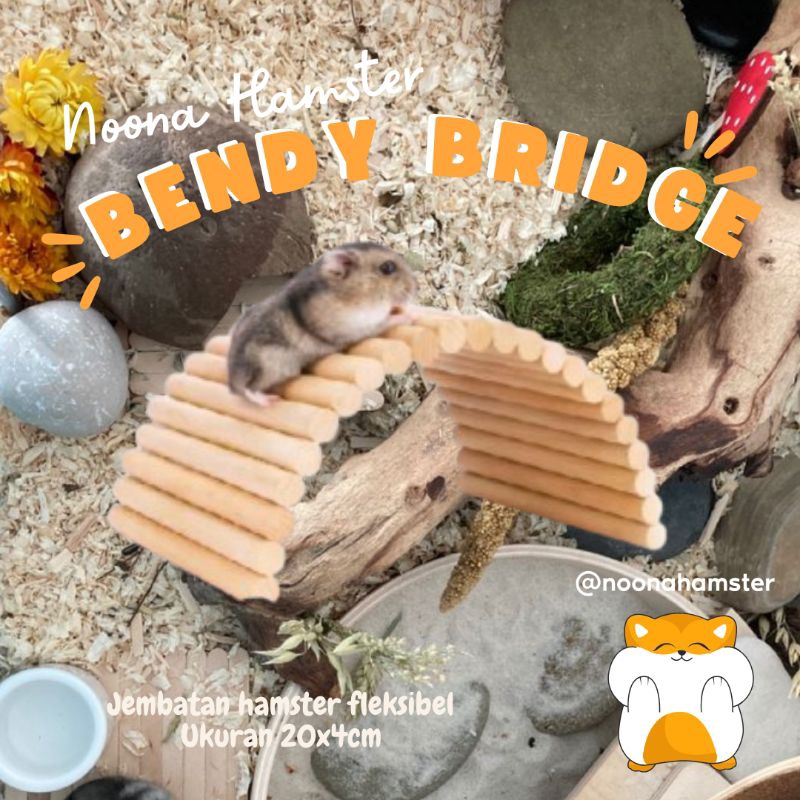 Jual BENDY BRIDGE JEMBATAN HAMSTER FLEKSIBEL UKURAN 20X4CM | Shopee ...