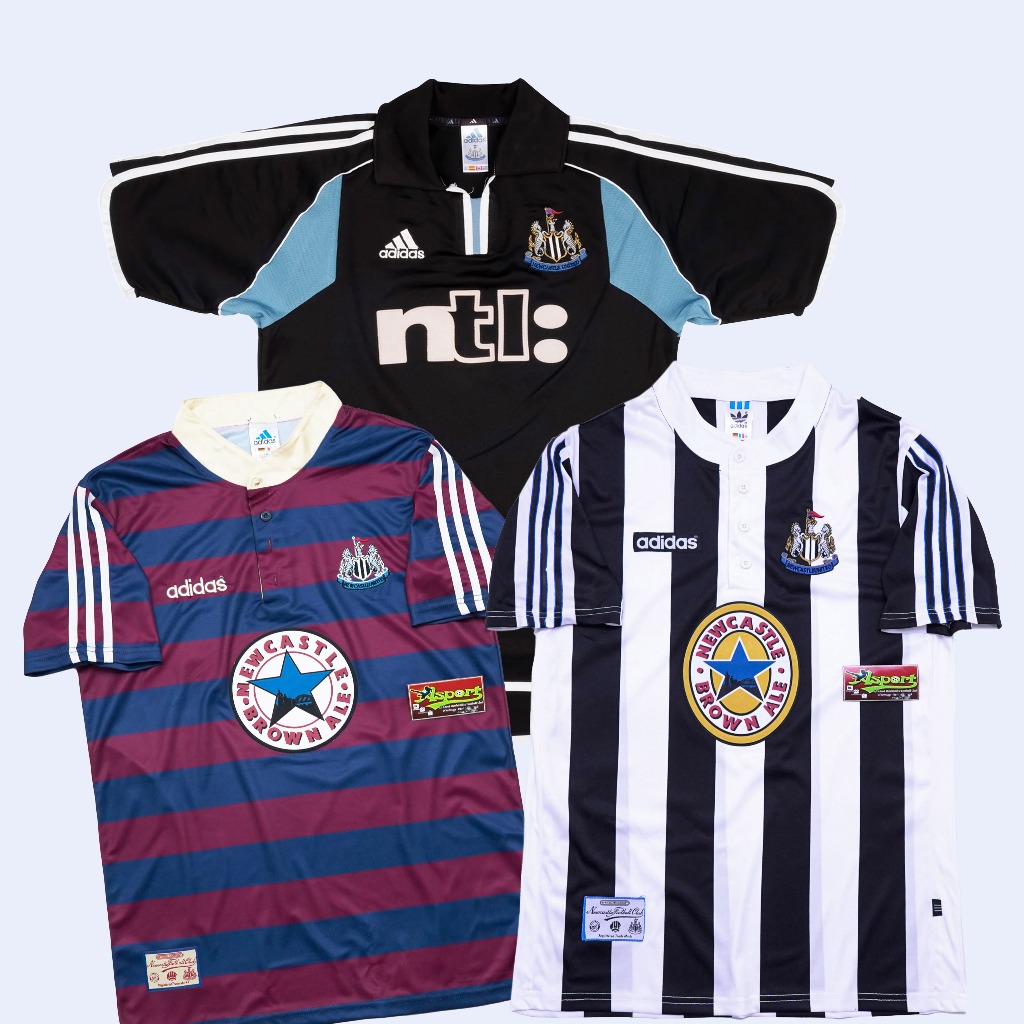 Jual NEWCASTLE RETRO JERSEY BOLA RETRO NEWCASTLE 1995 96 2000 KOLEKSI ...