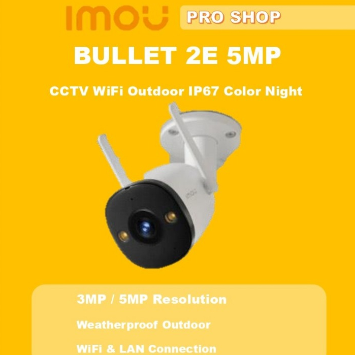 Jual IMOU Outdoor Bullet 2E 3MP/5MP WiFi Tahan Cuaca 2c - Mini DC UPS ...