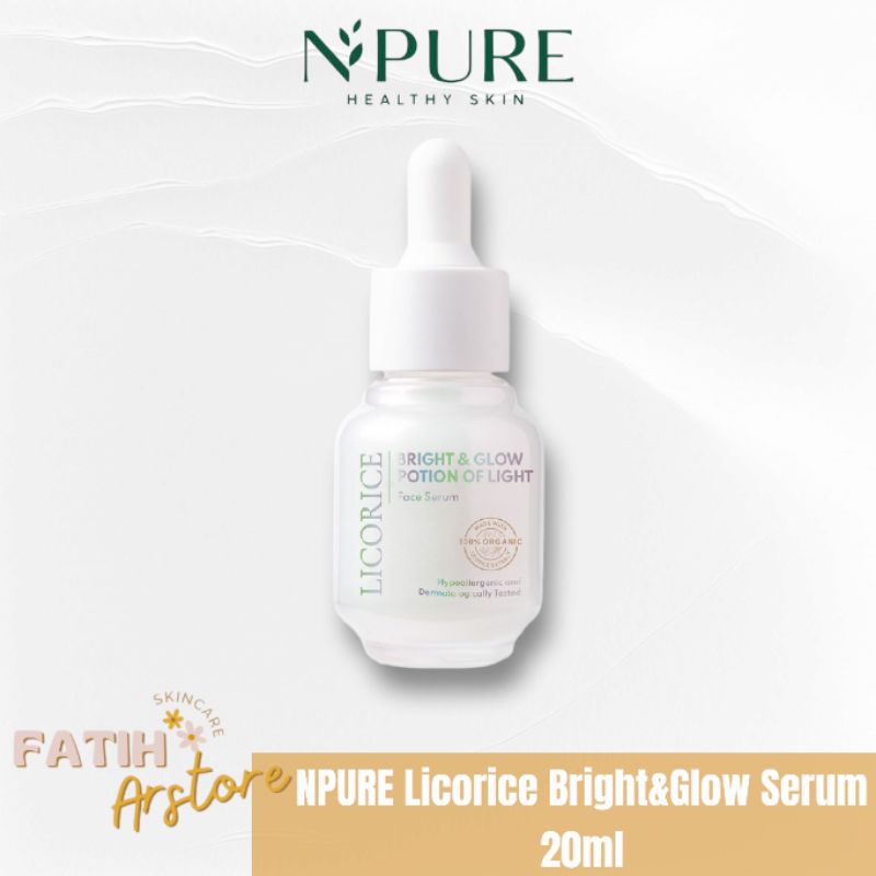 Jual NPURE Licorice Bright & Glow Potion Of Light Face Serum 20ml ...