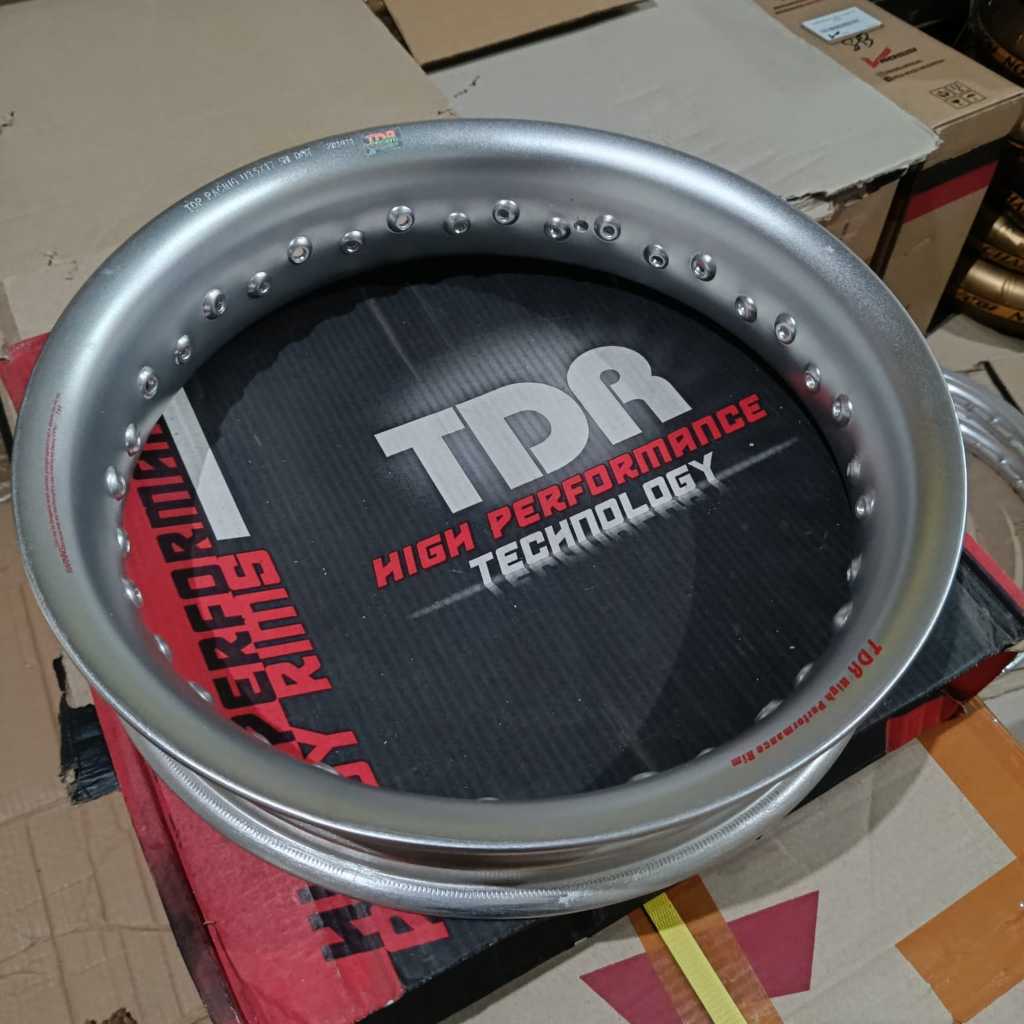 Jual Velg TDR U Shape 300 x 17, 350 x 17 Hole 36 Silver dan Hitam / Rim ...
