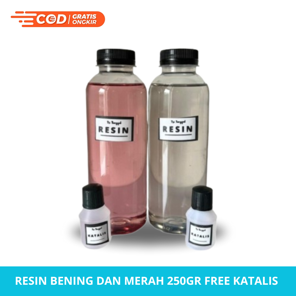 Jual RESIN 250 gram 100 gram + Katalis - resin bening dan katalis ...