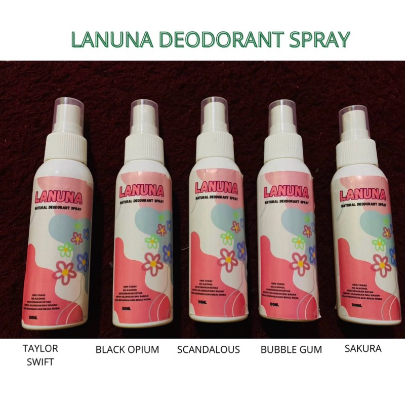 Jual Lanuna deodorant spray | Shopee Indonesia