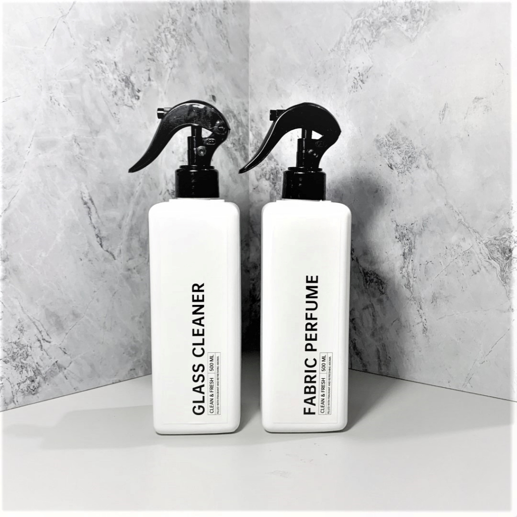 Jual Clara Botol Pump Spray Putih 500 ml Pembersih Kaca Bottle Refill ...