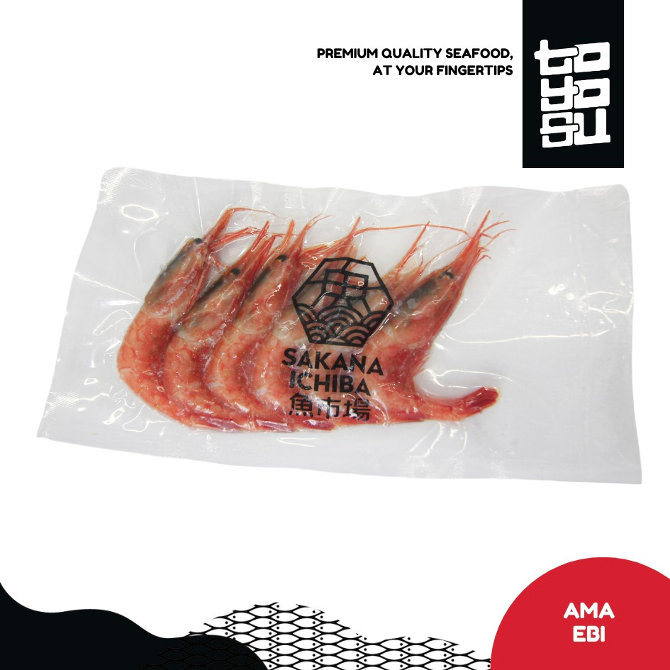 Jual SASHIMI GRADE JAPANESE AMA EBI - SWEET SHRIMP - UDANG AMA - FROZEN | TOYOSU | Shopee Indonesia