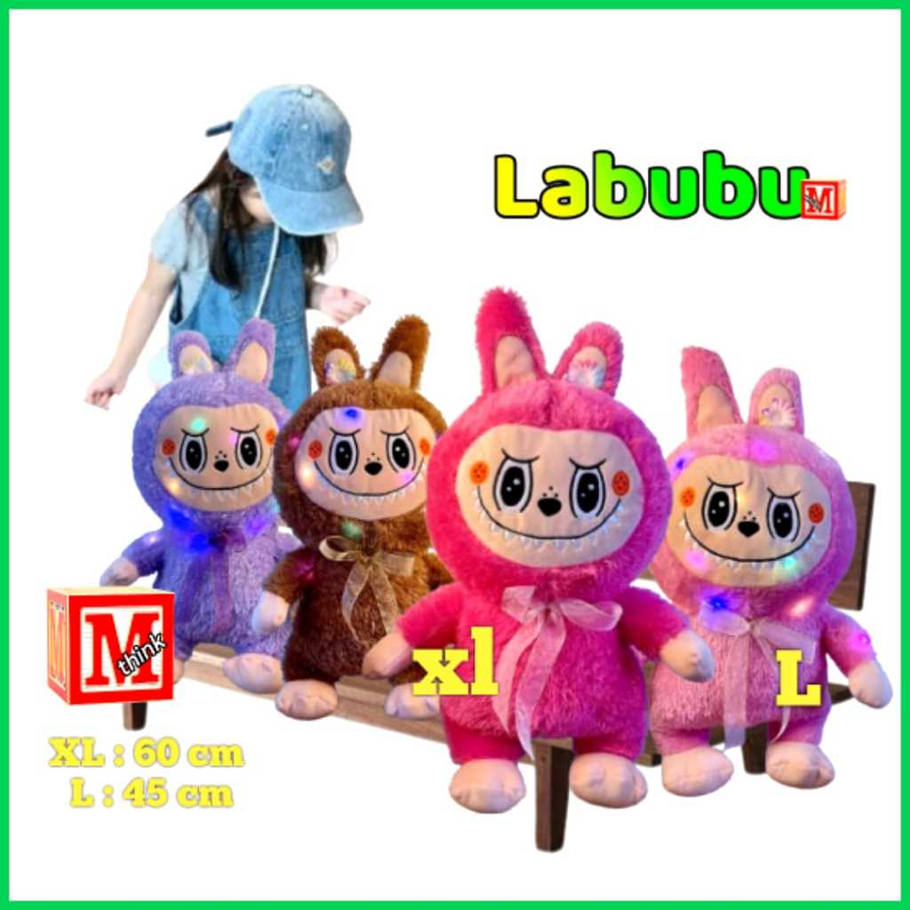 Jual BONEKA LABUBU POPMART TERBARU DENGAN LAMPU LED TINGG 60 CM KAIN ...