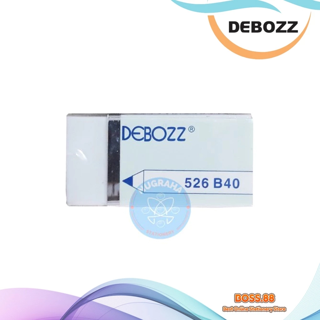 Jual ERASER / PENGHAPUS DEBOZZ 40 PUTIH (3 PCS) | Shopee Indonesia