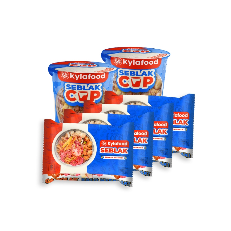 Jual Kylafood paket Paket 2 Seblak cup + 4 Seblak Rempah autentik ...