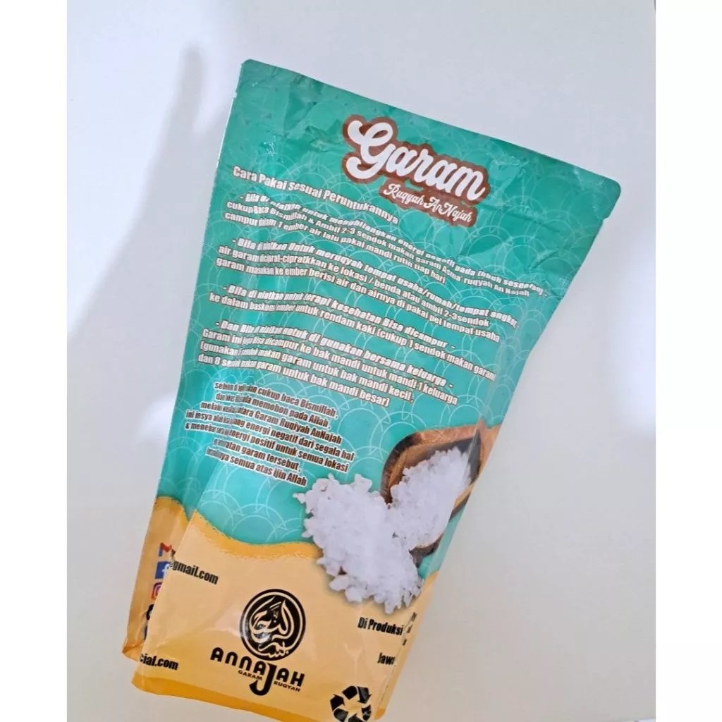 Jual Kemasan Besar Garam Ruqyah AnNajah 100% Original Garam Asma ...