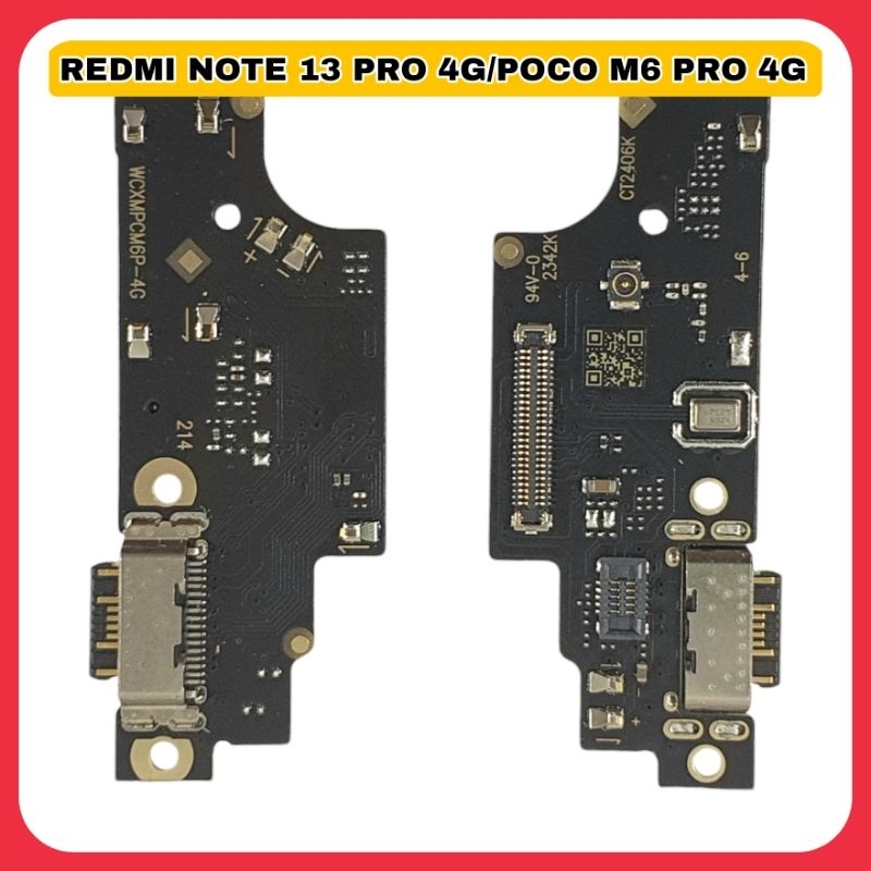 Jual pcb cas boardcas redmi note 13 pro 4G / poco m6 pro 4G | Shopee ...