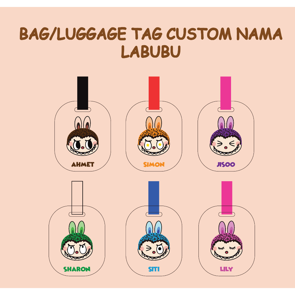 Jual Labubu Version / bag tag / gantungan tas labubu | Shopee Indonesia
