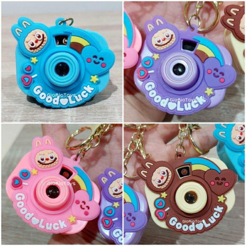 Jual Labubu Camera Keychain Gantungan Kunci Kamera Lampu Proyektor ...