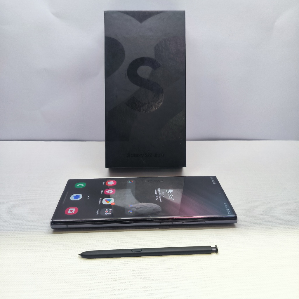 Jual Samsung S22 Ultra 5G 12/512GB Ex SEIN Fullset Black Phantom ...